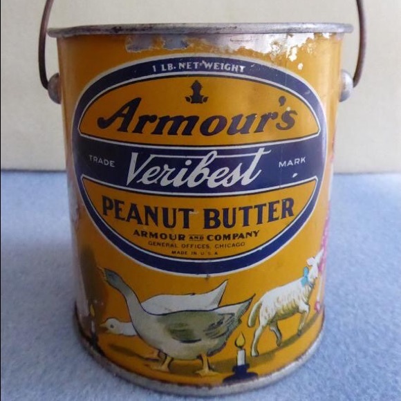 Armour | Other | Vintage Armours Veribest Peanut Butter Pail C92s ...